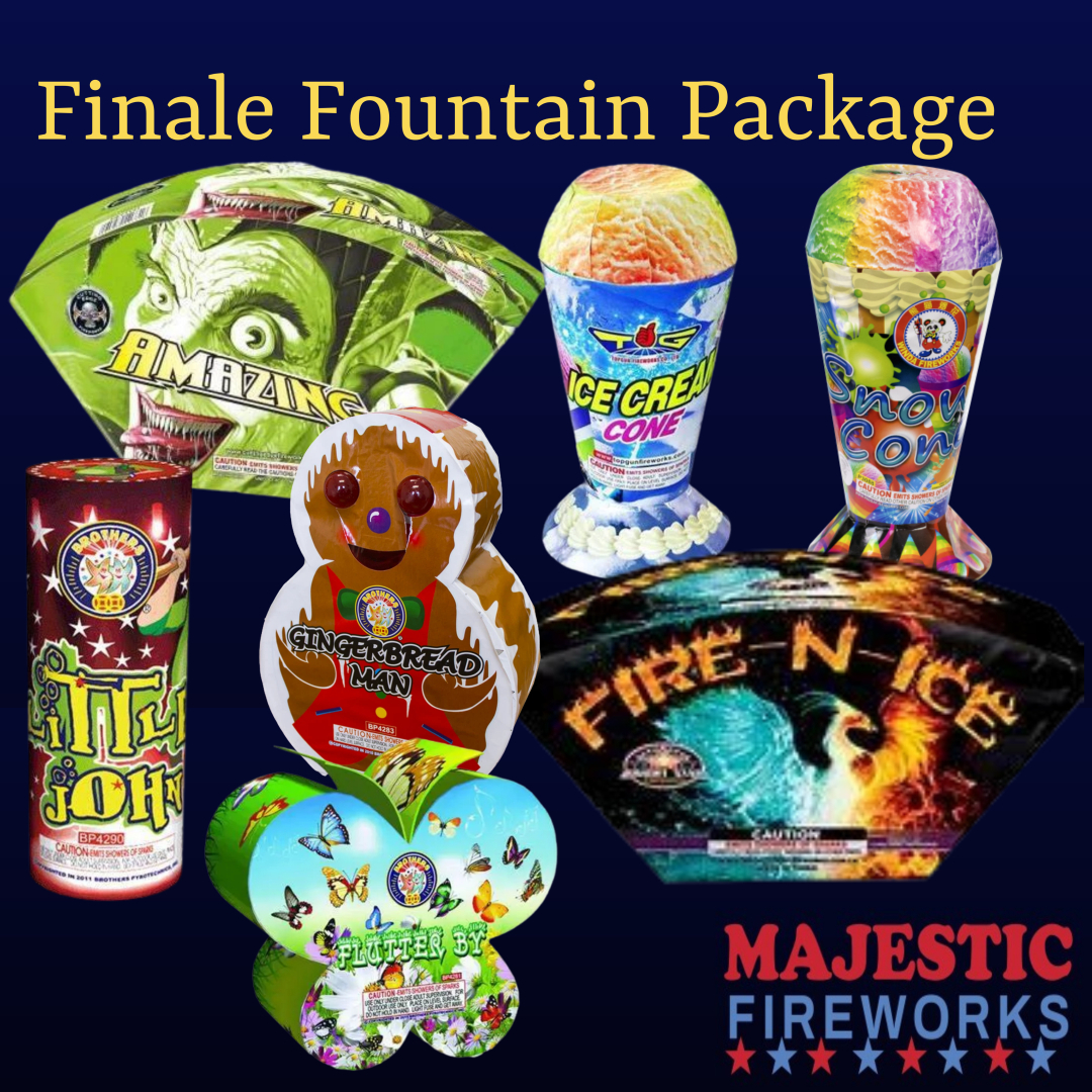 Finale Fountain Package – Majestic Fireworks LLC.